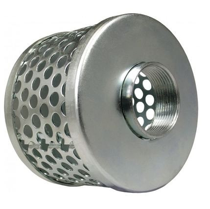 Green Leaf ROUND HOLE STEEL STRAINER 3 Inch GLFSR300SP