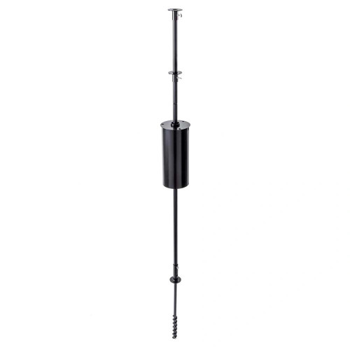Erva Complete Bird Feeder Pole Set With 2 Mounting Flanges, Squirrel ...