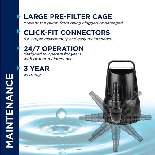 Alpin Alpine Hurricane Pond Waterfall Pump 4100 gph PAB4100