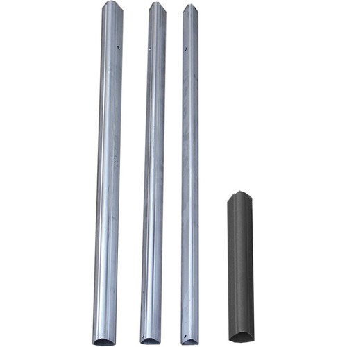 S&K Telescoping Aluminum Tri-Pole with Ground Socket, 15' Tall TTP-15-3
