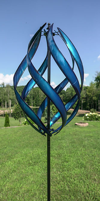 Marshall Kinetic Stratus Vertical Wind Spinner, Blue, 85.5"HMarshall ...