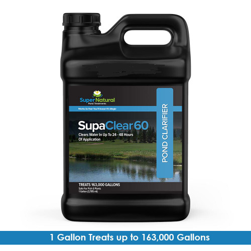 SuperNatural SupaClear +60 Pond Cleaner 1 Gallon 351122