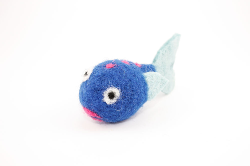 Needle Felted Fish (Choose Your Color) - Once Again Sam