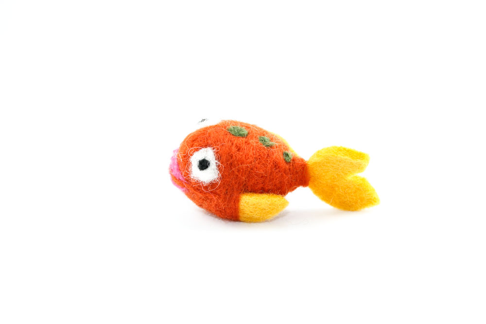 Needle Felted Fish (Choose Your Color) - Once Again Sam