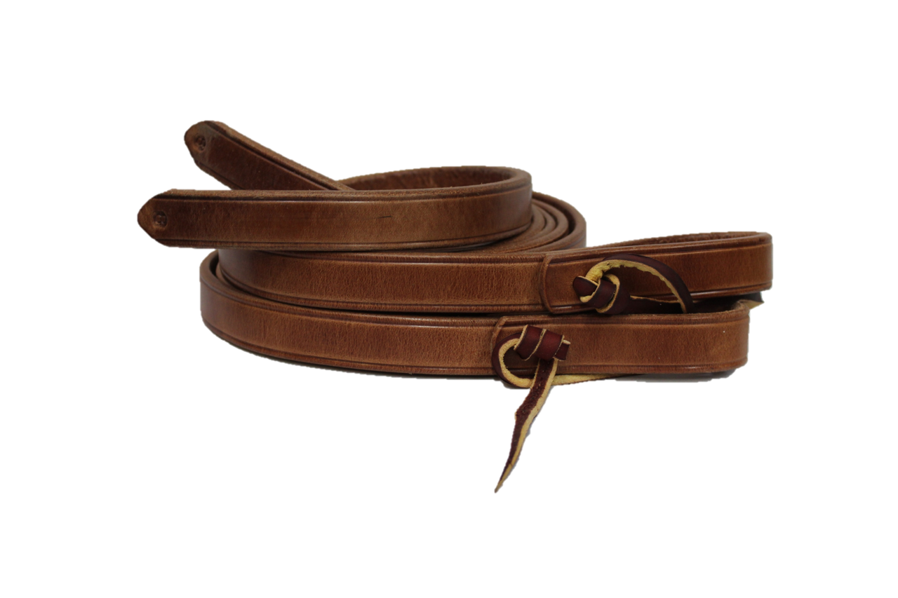 1'' Harness Reins 8ft - OLIVER SADDLE SHOP