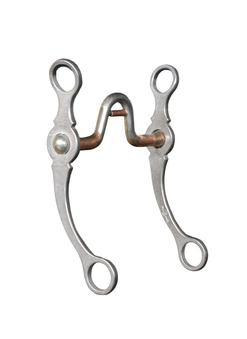 Josh Ownbey Long Unmounted Center Ball Bit with Cowhorse Roller