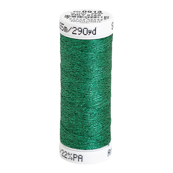 Sulky 30 Wt. Poly Sparkle™ Thread - True Green with Tone on Tone ...