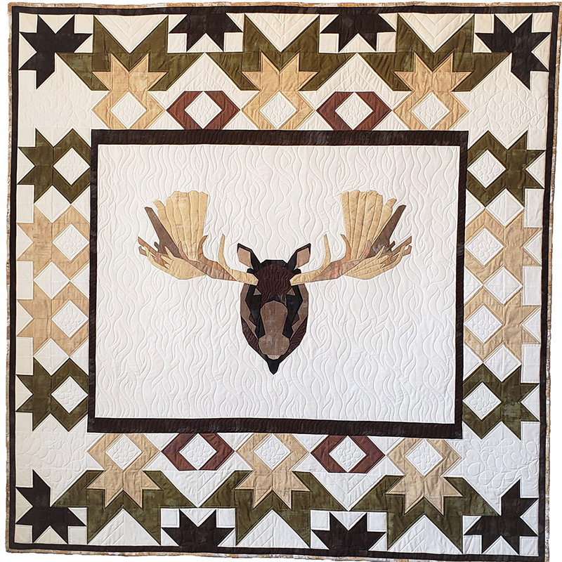 Wilderness Wonder - Moose Fabric Panel