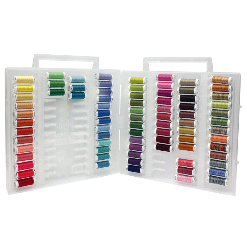 Original Slimline Thread Storage Box - 12 Wt. Cotton Petites Thread ...