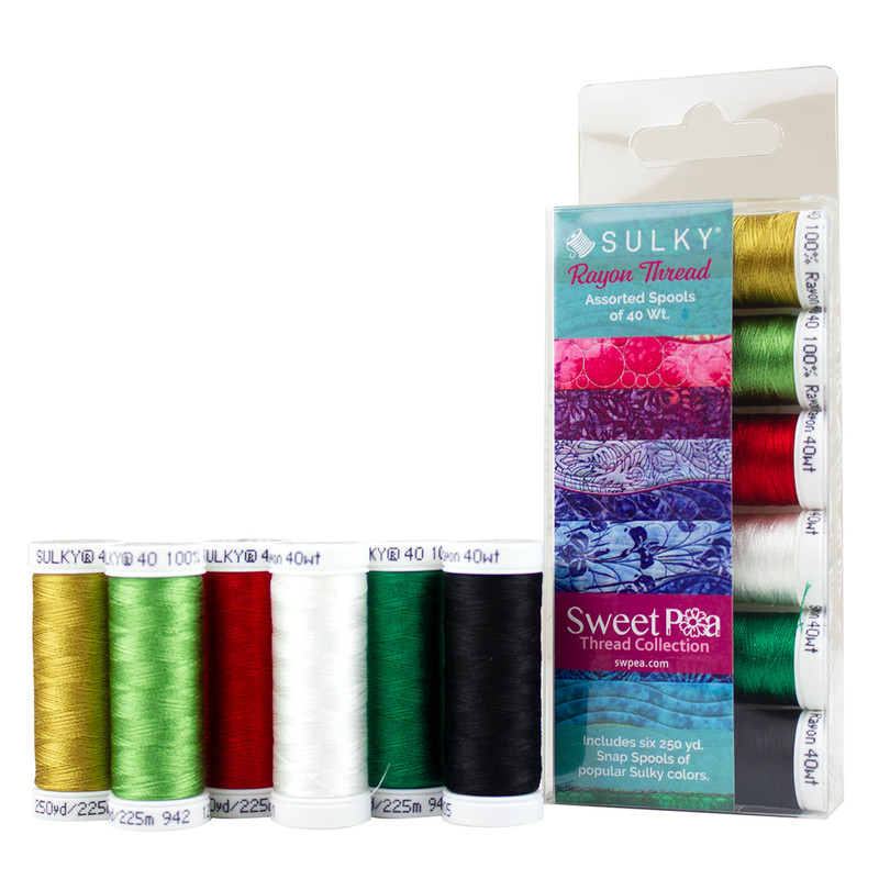 Sweet Pea Holiday Thread Palette