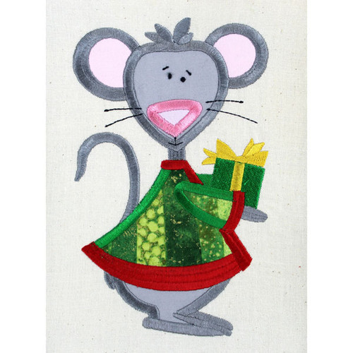 Merry Kris-Mouse Machine Embroidery Design Collection