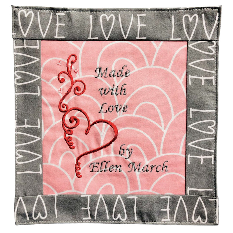 I Heart You Machine Embroidery Design Collection