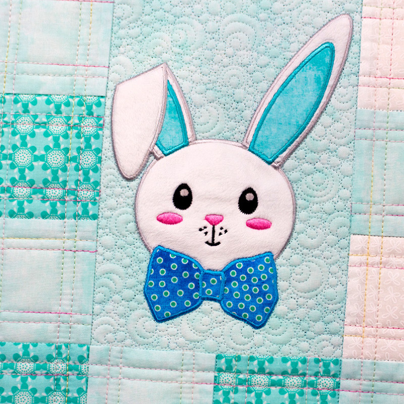 Bunny Hop Machine Embroidery Design Collection - 6 Designs
