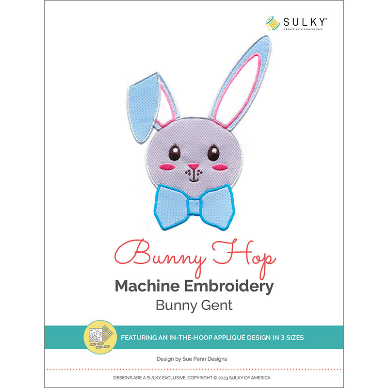 Bunny Hop Machine Embroidery Design Collection - 6 Designs