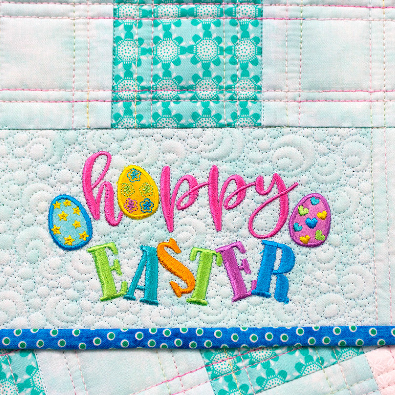 Bunny Hop: Hoppy Easter Machine Embroidery Design