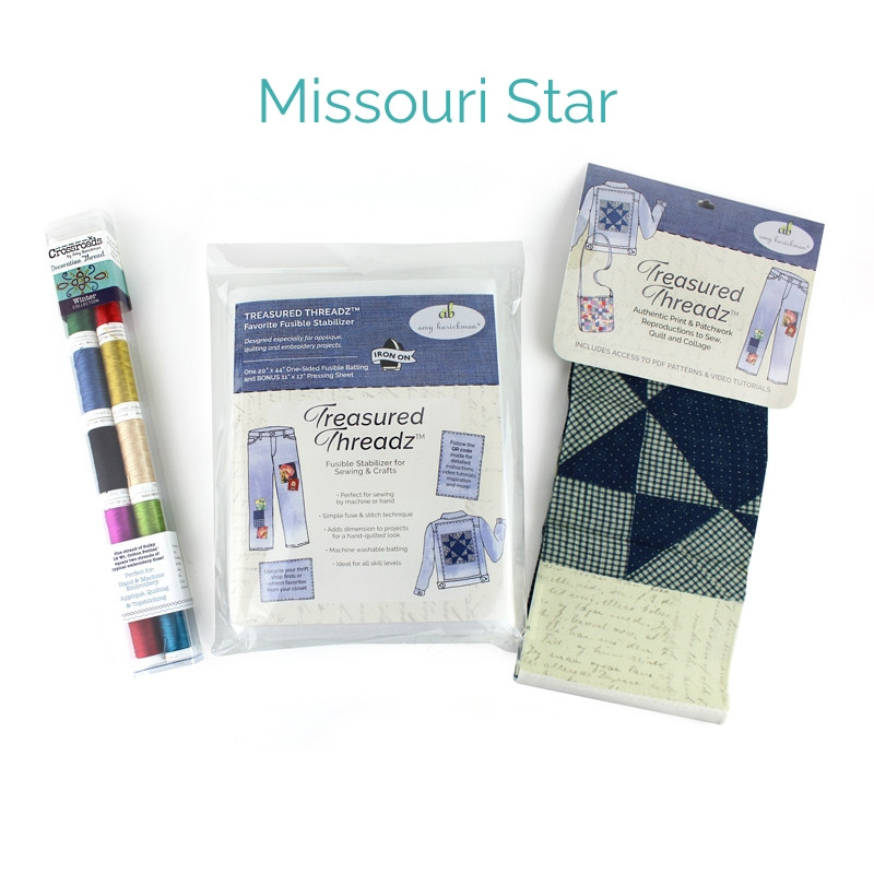 Treasured Threadz Faux Patchwork Webcast Kit - Two Colorways Available