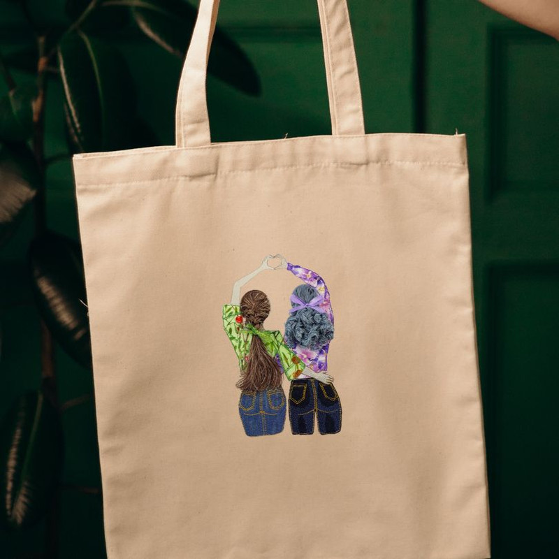 3D Girlfriends Design by Embroidershoppe