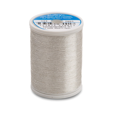 Sulky Original Metallic Thread - Silver - 1,000 yd. Spool