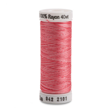 Sulky 40 Wt. Rayon Variegated Thread - Vari-Pinks - 250 yd. Spool