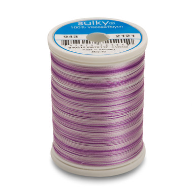 Sulky 40 Wt. Rayon Variegated Thread - Vari-Orchids - 850 yd. Spool