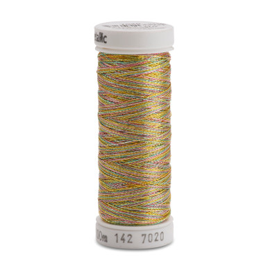 Sulky Original Metallic Thread - Gold/Turquoise/Pink - 110 yd. Spool