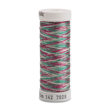 Sulky Original Metallic Thread - Silver/Rose/Jade - 140 yd. Spool