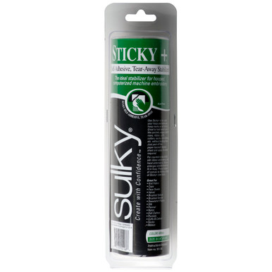 Sulky Sticky + Stabilizer - White - 8 1/4'' x 6 yd. Roll