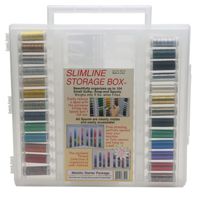 Original Slimline Thread Storage Box - Metallic Thread Starter Collection