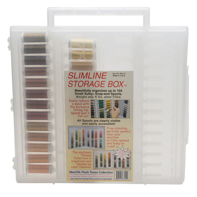Original Slimline Thread Storage Box - 40 Wt. Rayon Dk. Flesh-tone ...