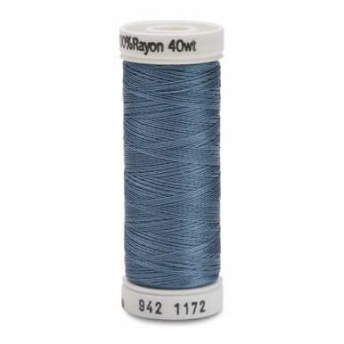 Sulky 40 Wt. Rayon Thread- Med. Weathered Blue - 250 yd. Spool