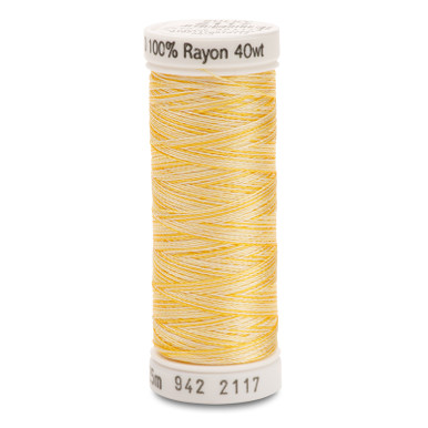 Sulky 40 Wt. Rayon Variegated Thread - Vari-Yellows - 250 yd. Spool