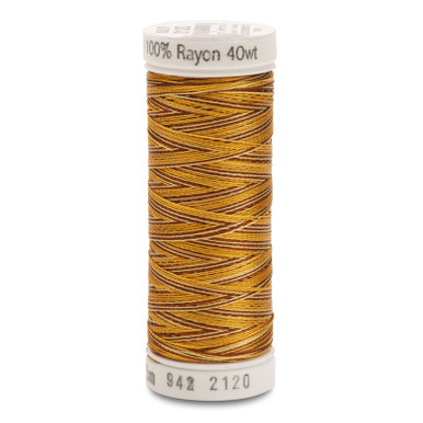 Sulky 40 Wt. Rayon Variegated Thread - Vari-Dk. Browns - 250 yd. Spool