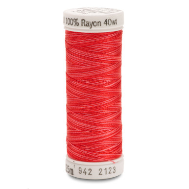 Sulky 40 Wt. Rayon Variegated Thread - Vari-Reds - 250 yd. Spool