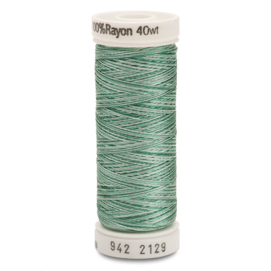 Sulky 40 Wt. Rayon Variegated Thread - Vari-French Greens - 250 yd. Spool
