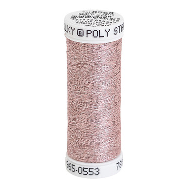 Sulky 30 Wt. Poly Sparkle™ Thread - Pale Peach with Silver Sparkle ...
