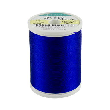 Sulky 40 Wt. Rayon Thread - Ink Spot Blue - 850 yd. Spool
