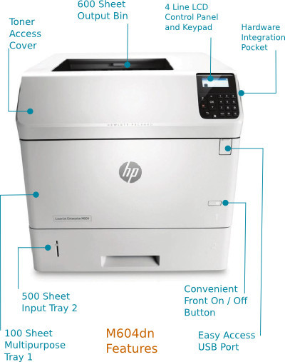 HP LaserJet Enterprise M605N - E6B69A#BGJ - HP Laser Printer for sale
