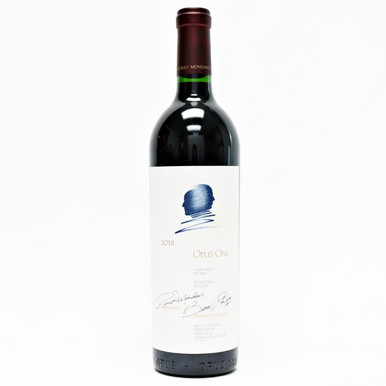 2018 Opus One, Napa Valley, USA [stained label] 24E2496