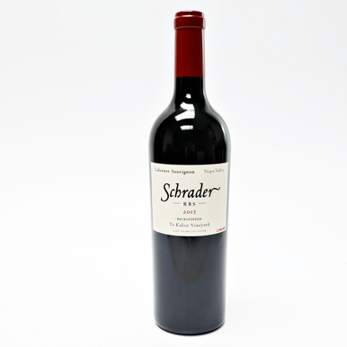 2015 Schrader Cellars RBS Beckstoffer To Kalon Vineyard Cabernet ...