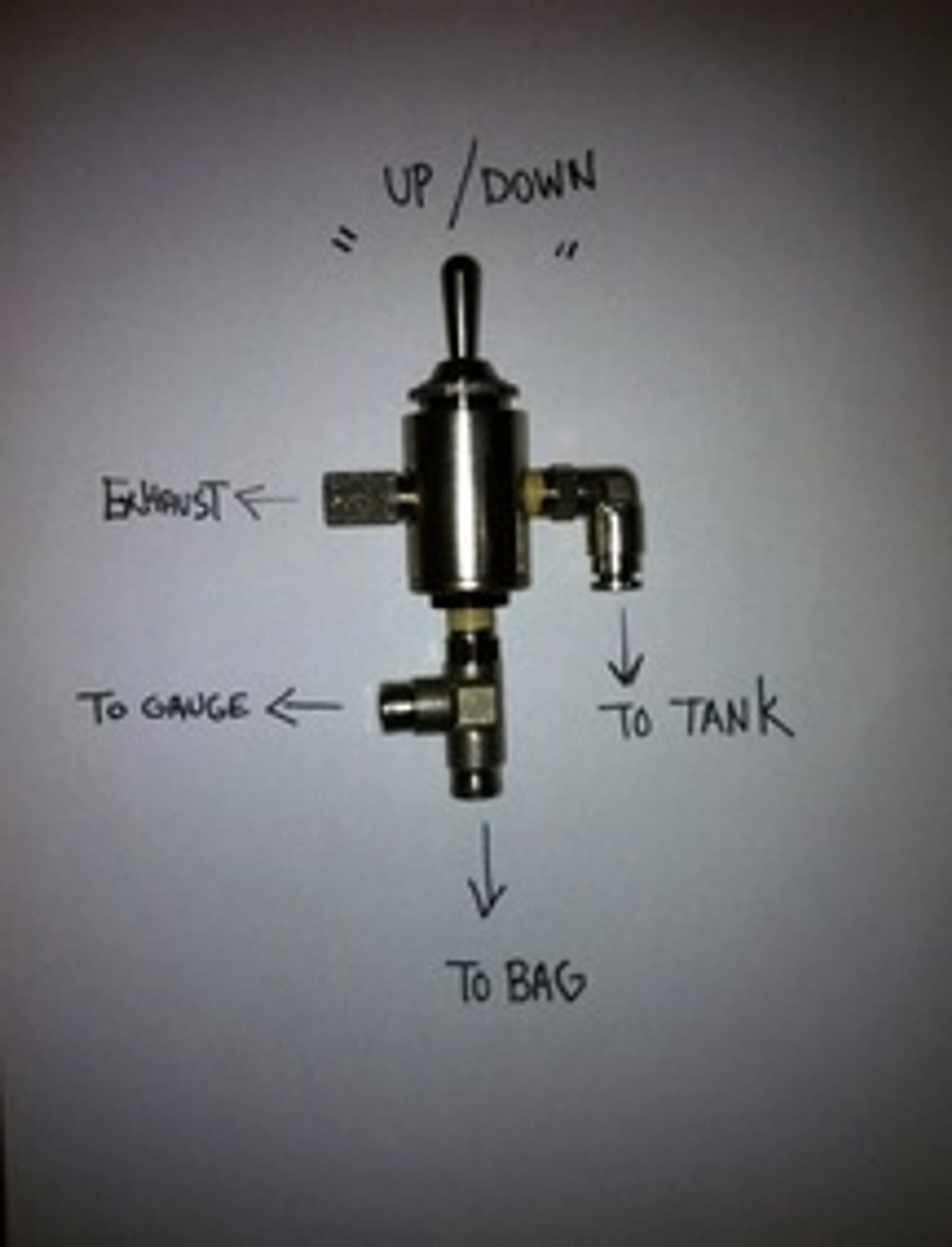 Manual Toggle Air Valve Switch Suspension