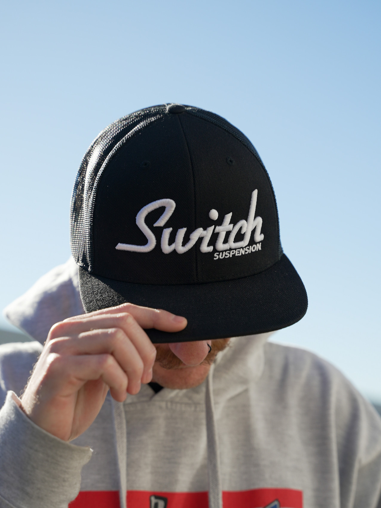 Switch Suspension "Switch Script" Snap Back Trucker Hat - Switch Suspension