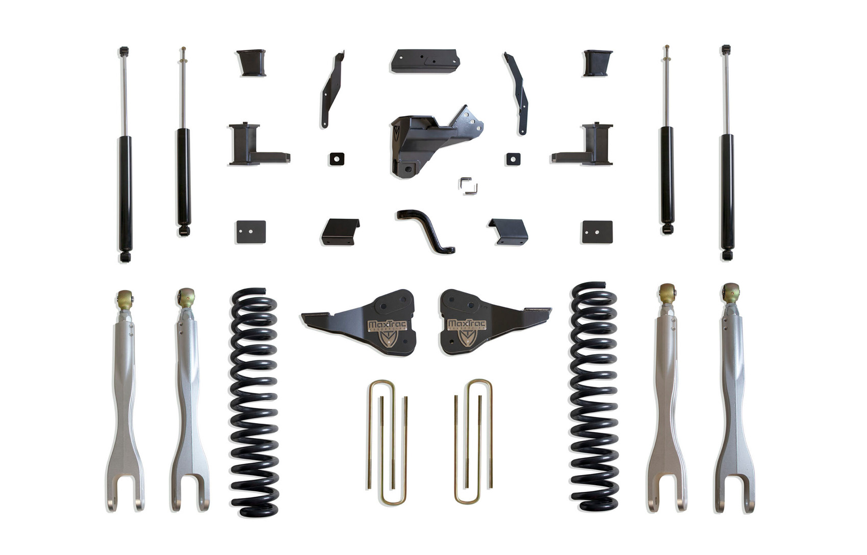 Ford F-250 / F-350 4wd 2017-2022 Maxtrac 4" Lift Kit w/ Forged 4 Link ...