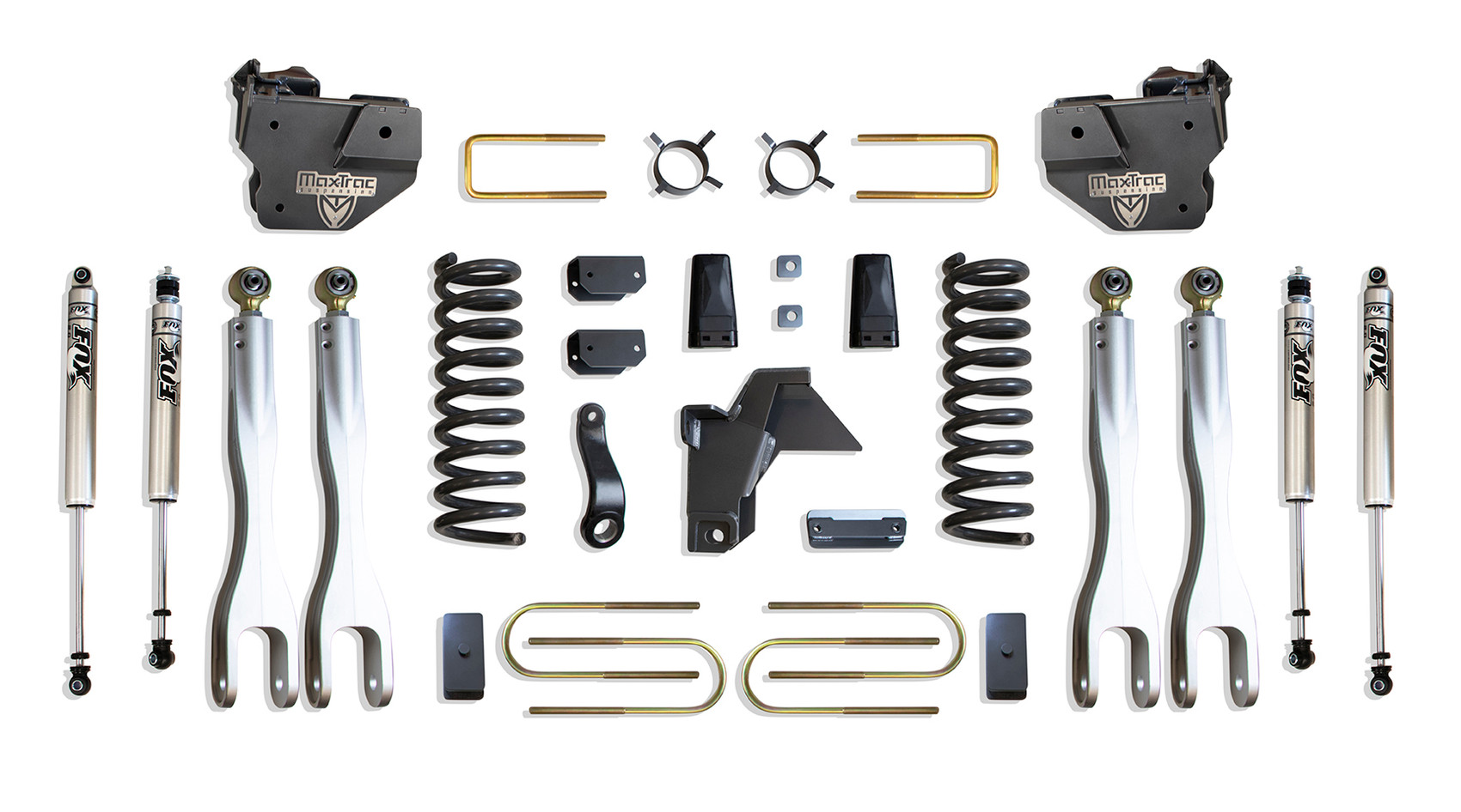 Dodge Ram 3500 4wd 2019-2024 Maxtrac 4" Lift Kit w/ Forged 4 Link ...