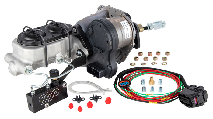 Universal 4 Bolt CPP Electric Power Brake Booster & Master Cylinder Kit ...