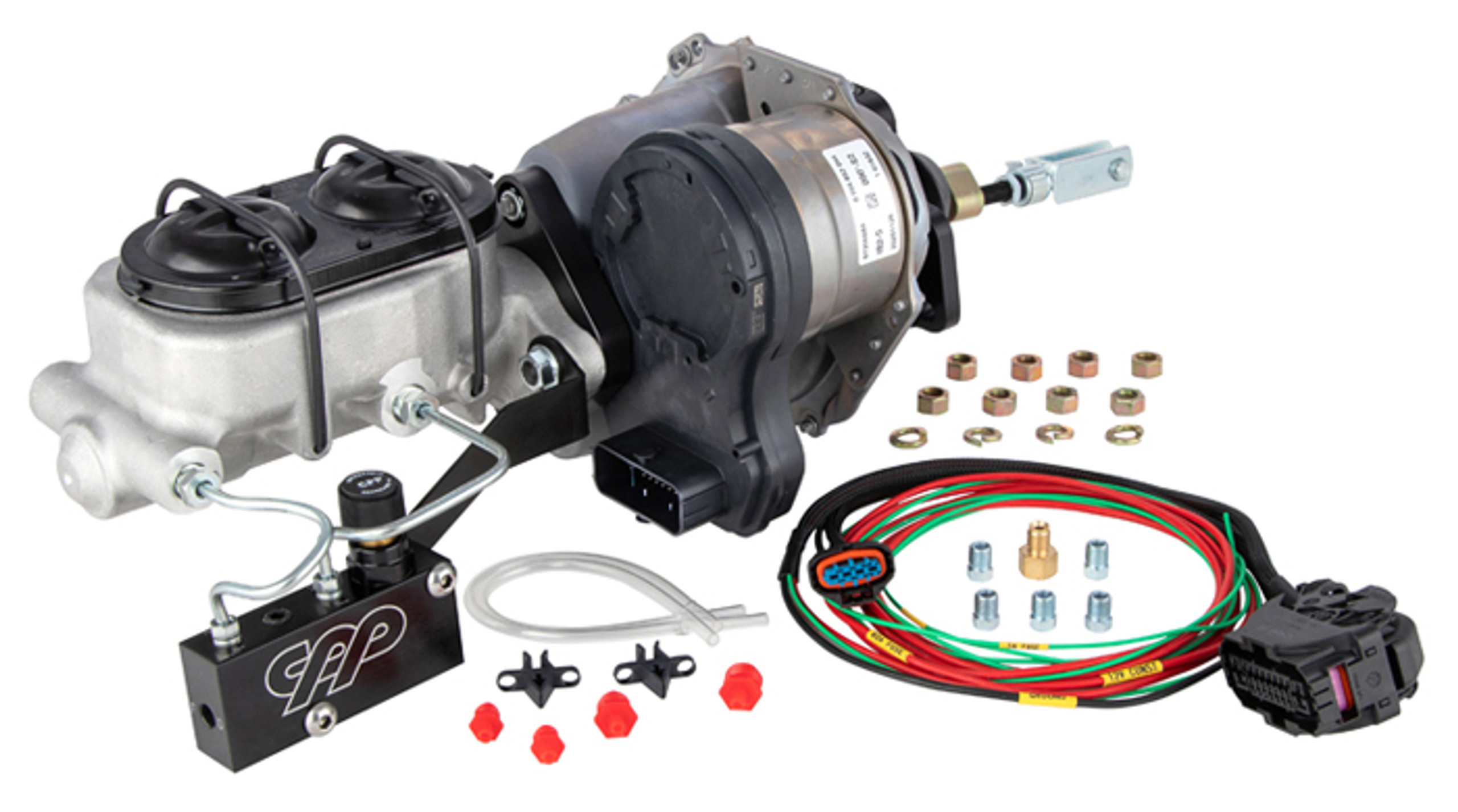 Universal 4 Bolt CPP Electric Power Brake Booster & Master Cylinder Kit ...