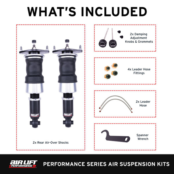Toyota GR86 2022-2026 Air Lift Performance Rear Kit - Switch Suspension