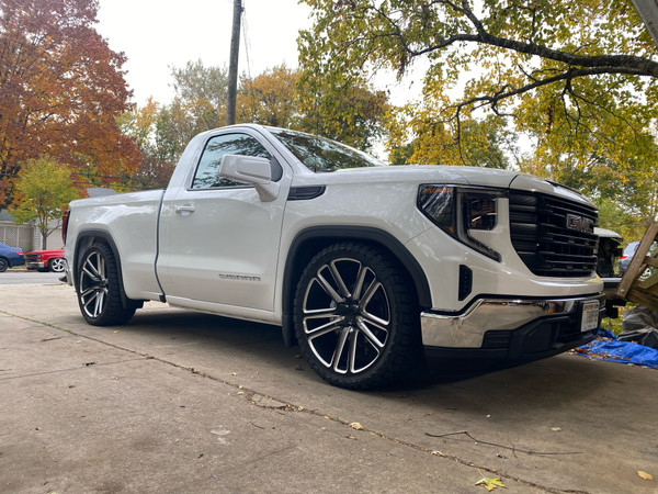 GMC Sierra 2019-2025 2-4/6 Lowering Kit: Bold & Sleek