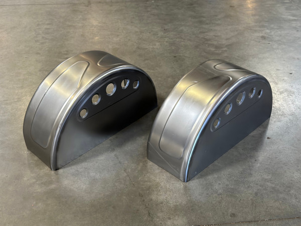 Bead Roll & Dimple Die Rear Wheel Tubs for Strength