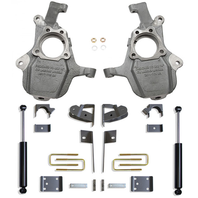 Chevrolet Silverado 1500 2019-2026 2/4 Lowering Kit - Switch Suspension