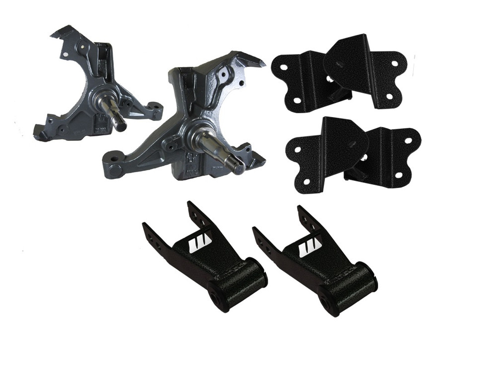 Chevrolet C2500/C3500 1988-2000 2/4 Deluxe Drop Kit - Switch Suspension
